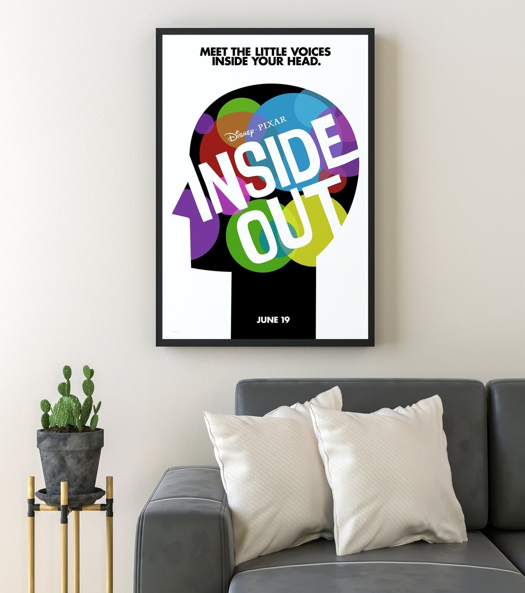 Minimalist Inside Out Movie Poster - Etsy