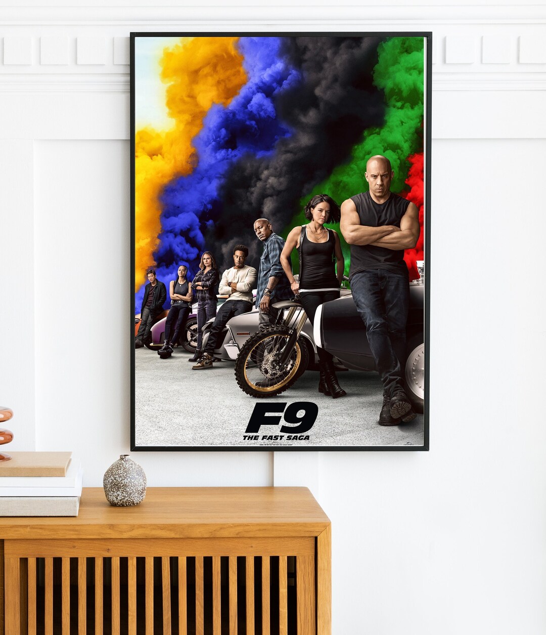 F9 - the Fast and Furious - Movie Poster - Etsy