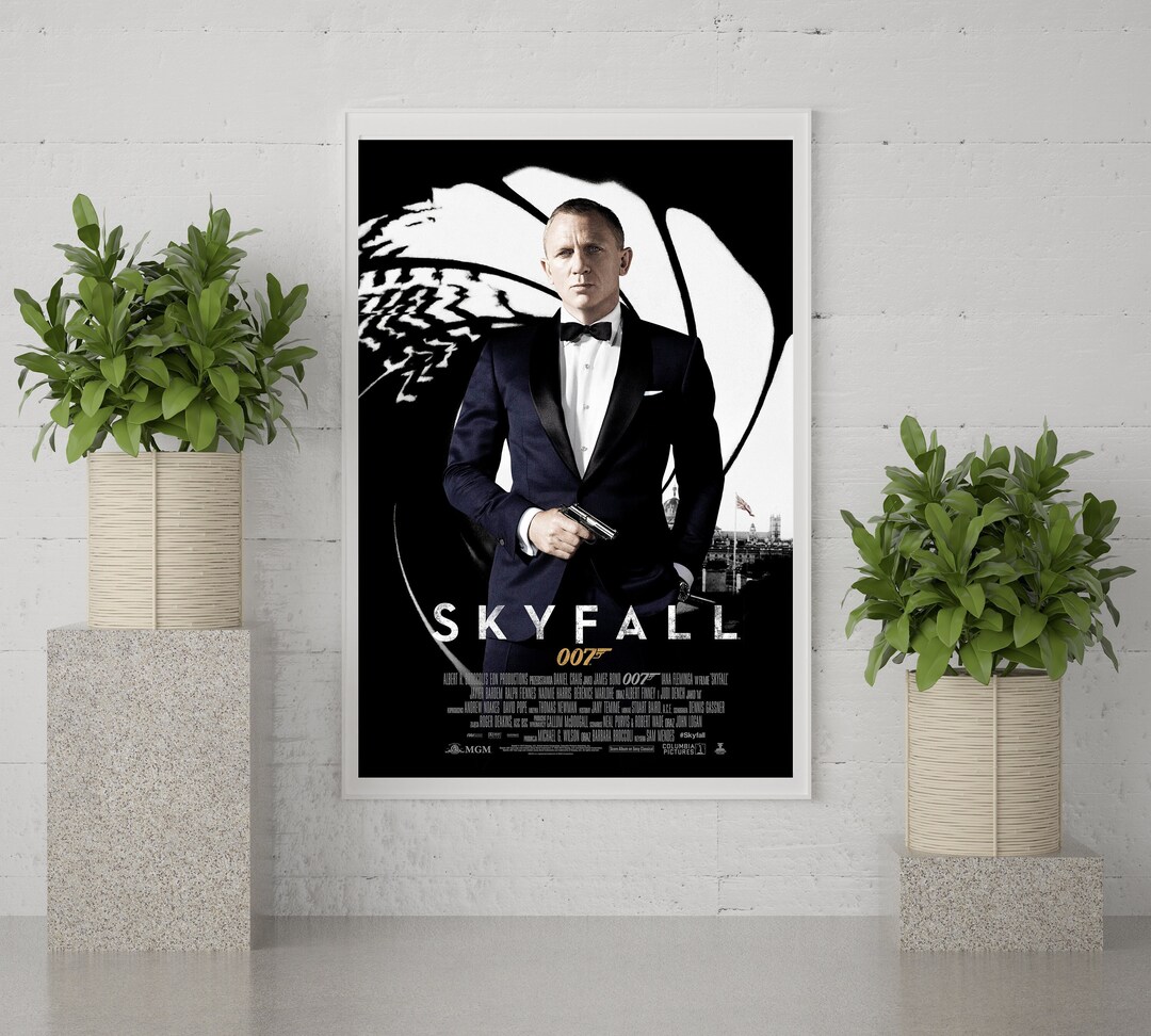 Skyfall James Bond Movie Poster - Etsy