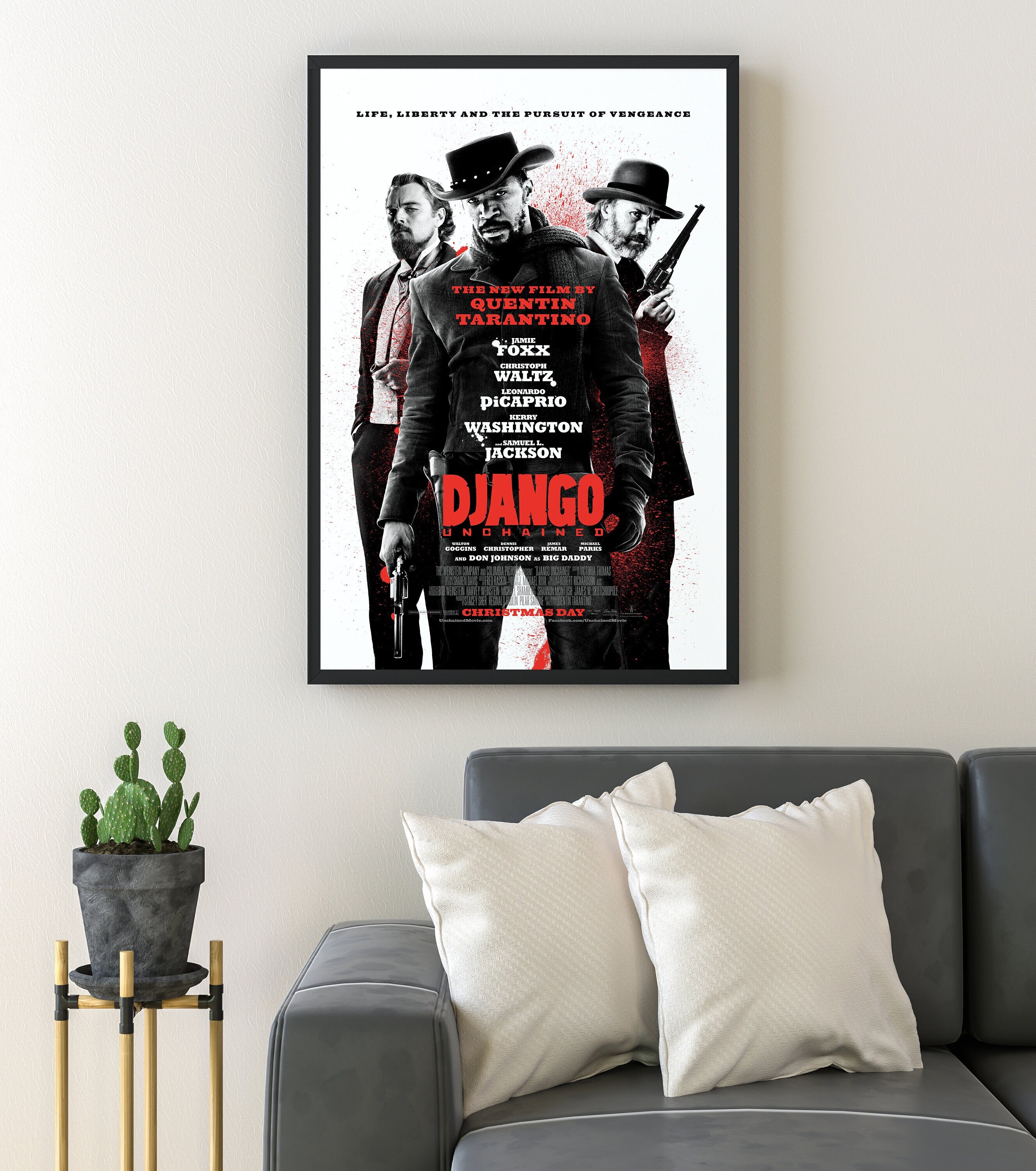 Django Unchained Movie Poster - Etsy
