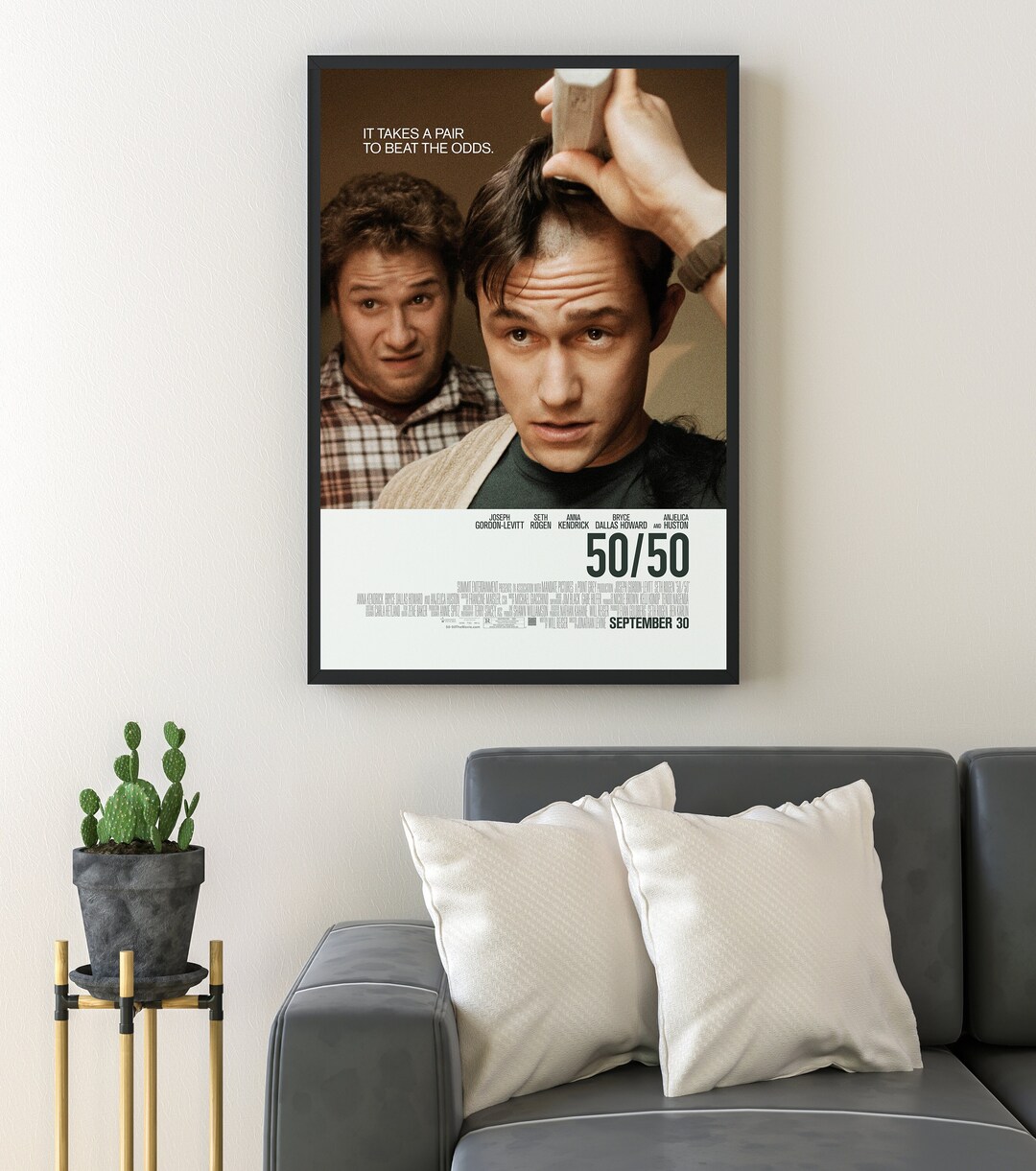 50/50 - Movie Poster - Etsy