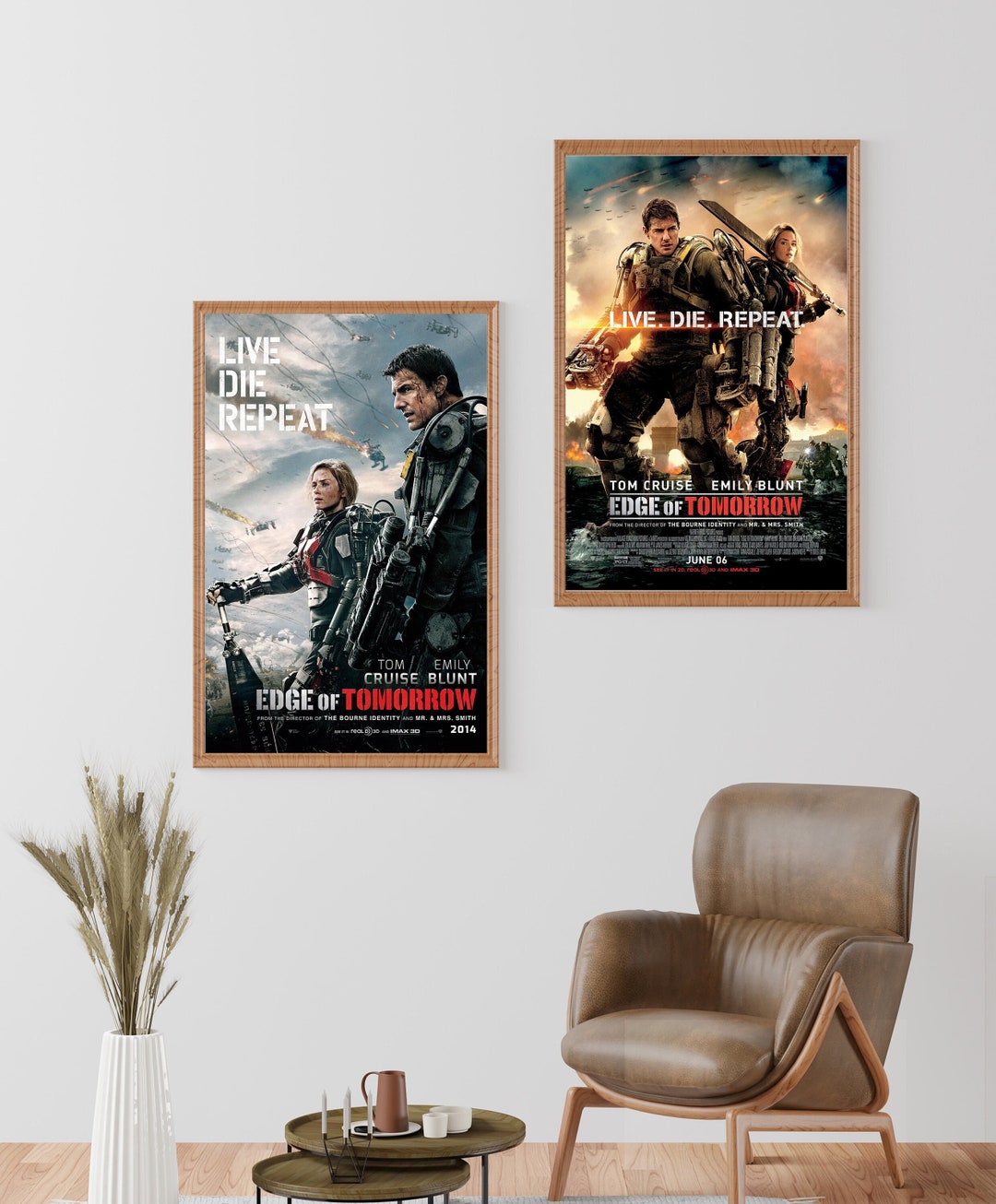 Edge of Tomorrow - Movie Poster - Etsy
