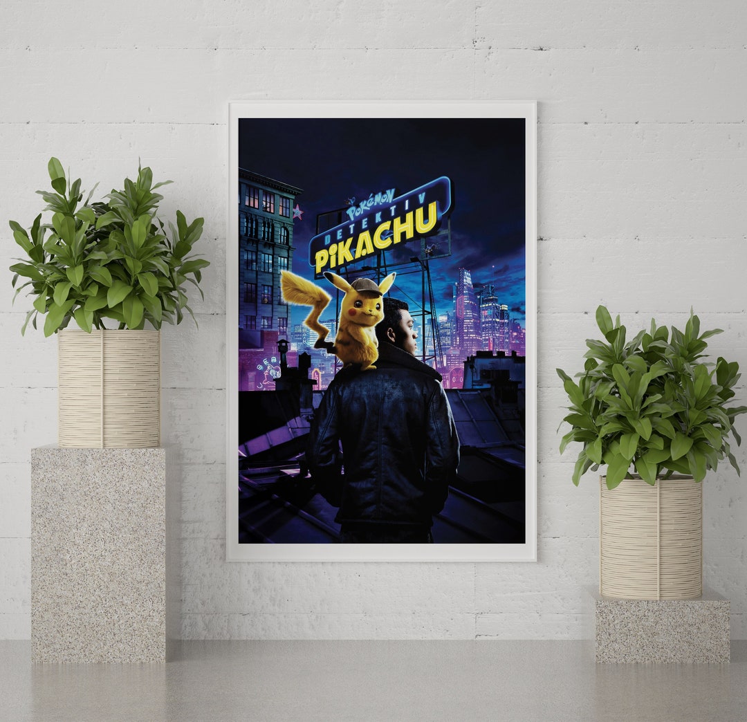 Detective Pikachu - Movie Poster - Etsy