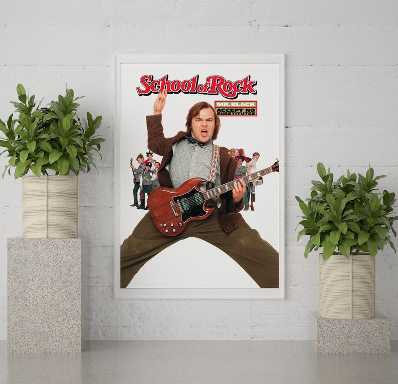 School of Rock - Movie Poster - Etsy