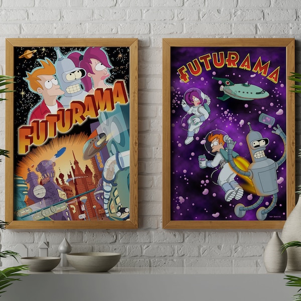 Futurama Art Etsy