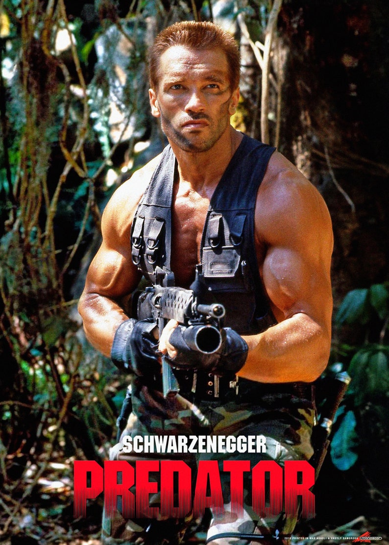 Predator - Movie Poster - Etsy