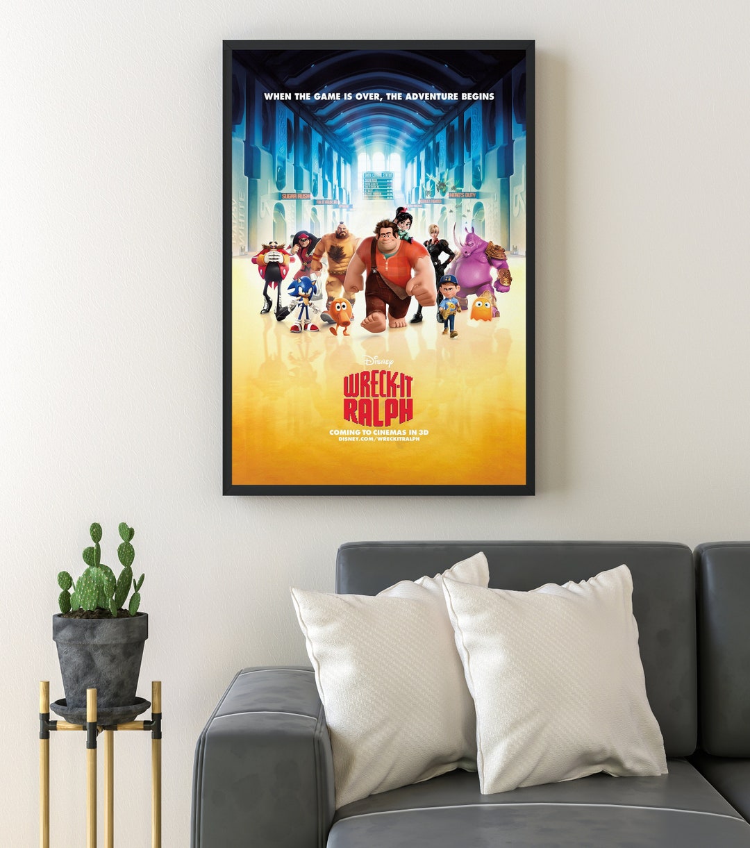 Wreck-it Ralph - Movie Poster - Etsy