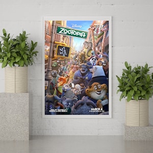 Zootopia - Movie Poster - Etsy