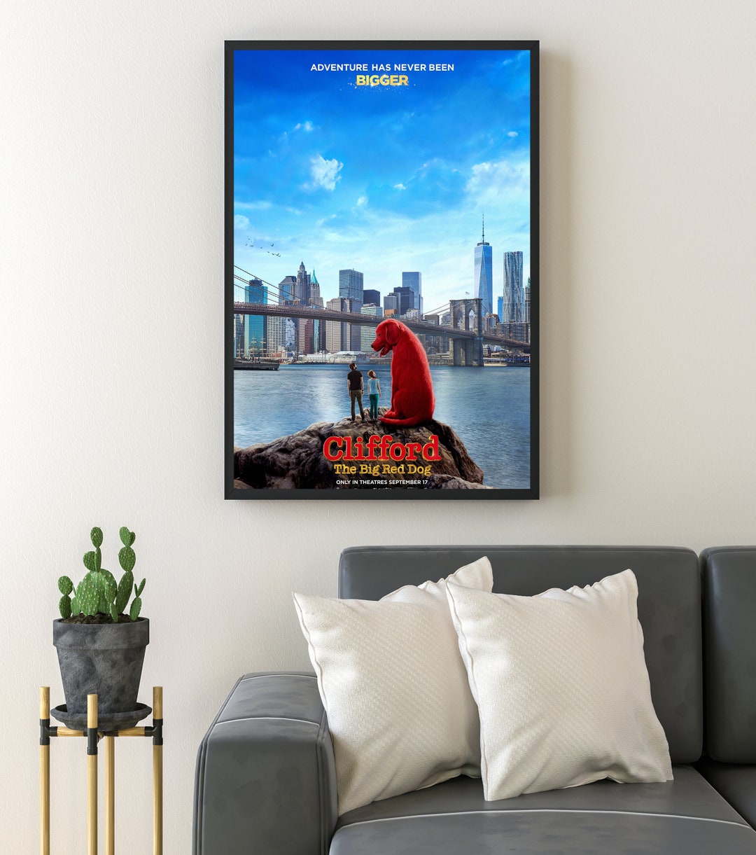 Clifford - the Big Red Dog - Movie Poster - Etsy