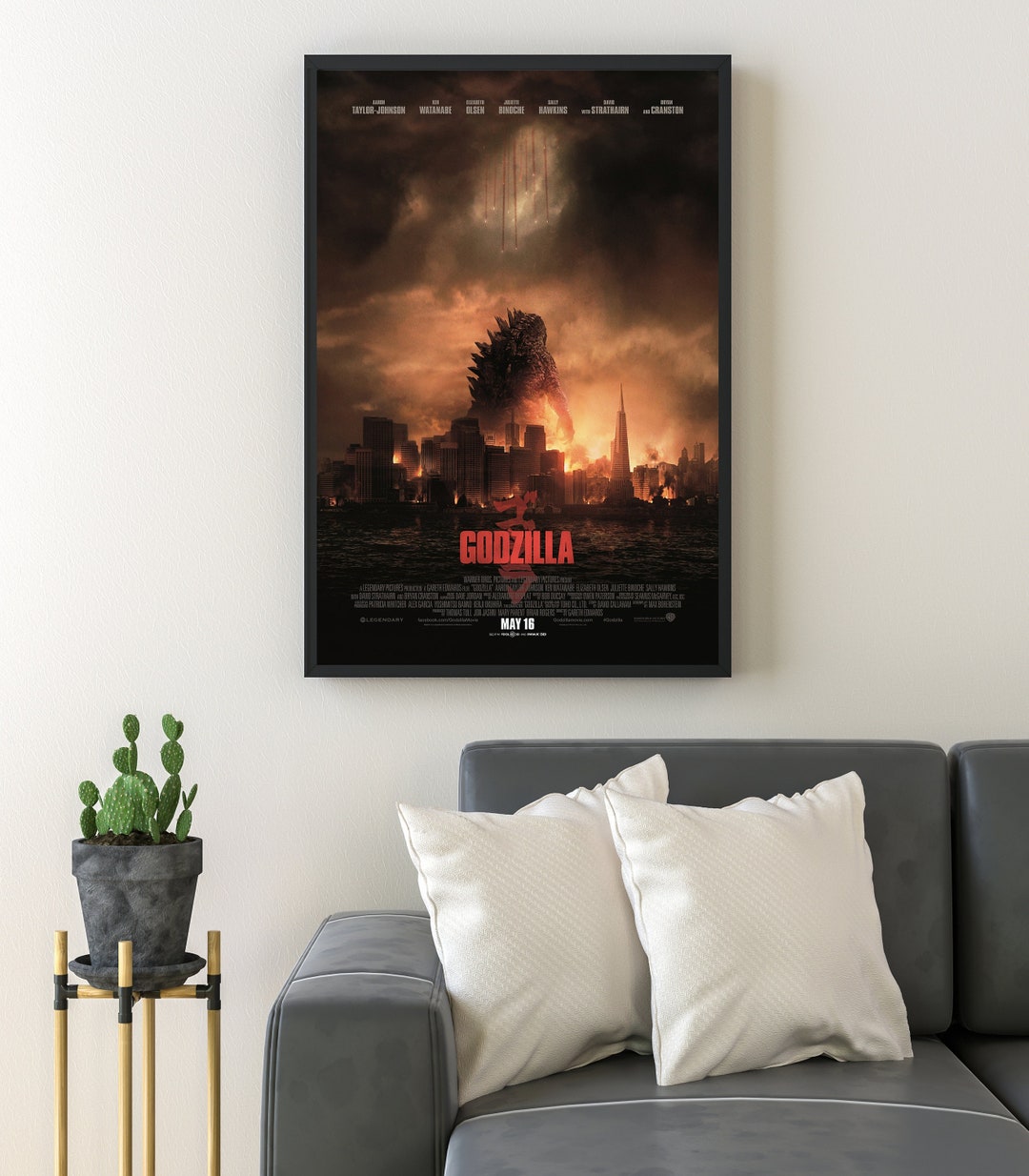 Godzilla - Movie Poster - Etsy