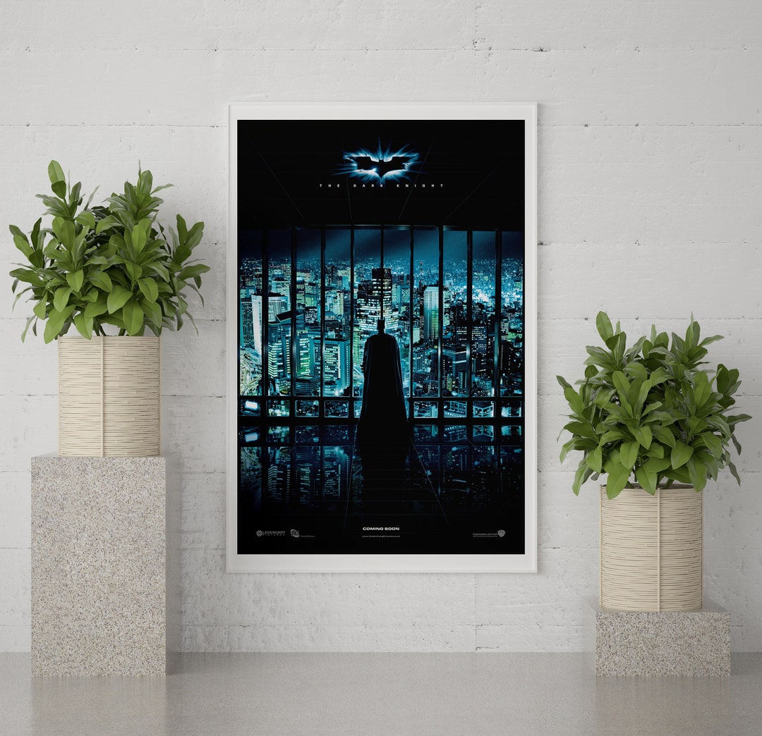 The Dark Knight - Movie Poster - Etsy