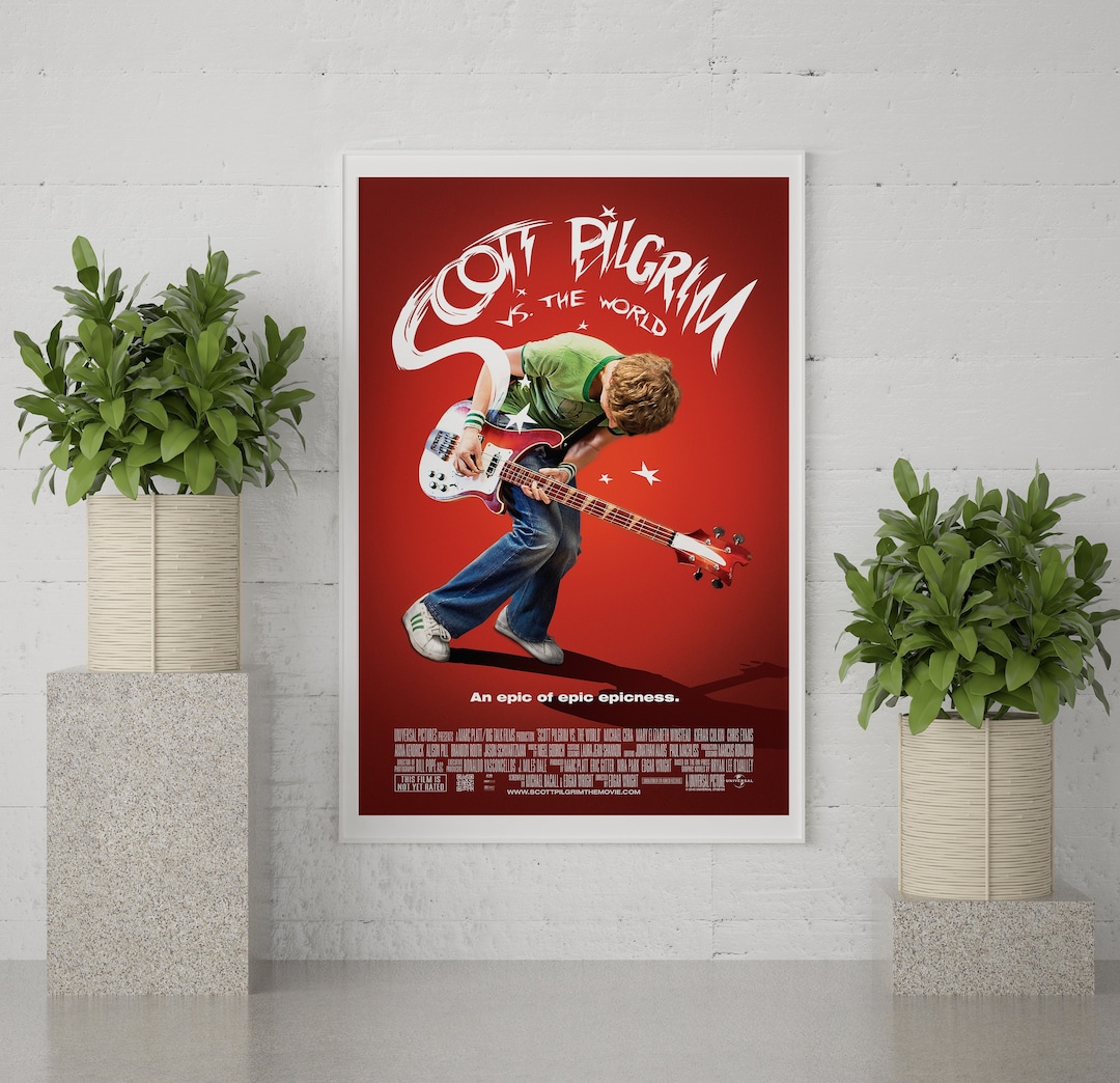 Scott Pilgrim Vs. the World - Movie Poster - Etsy