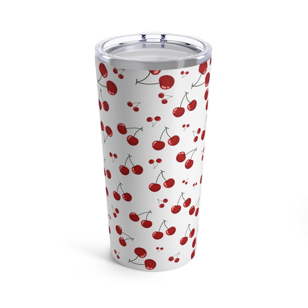 Stainless Steel Tumbler, Sweet Cherry Delight Tumbler, Functional ...