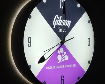 Gibson Dealer Clock - Etsy