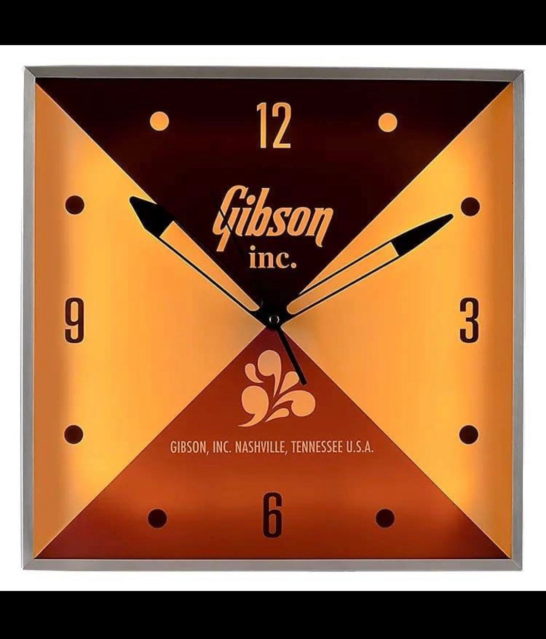 1970's Style Gibson Light up Shop Clock | Dealer Style | Purple Splash ...