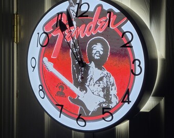 Fender Music Clock - Etsy