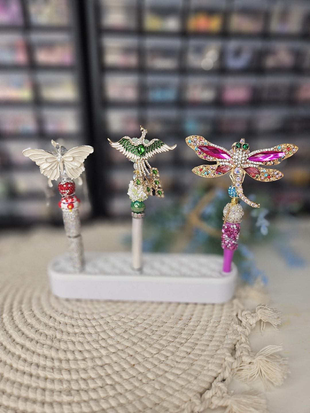 Fancy Custom Handmade Beads Pens, Bead Pens, Custom Pens, Bead Pens ...