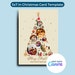 Christmas Photo Card Editable Christmas Photo Collage Holiday Card ...