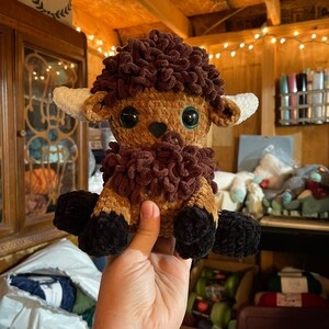 Benny the Bison Crochet Pattern - Etsy