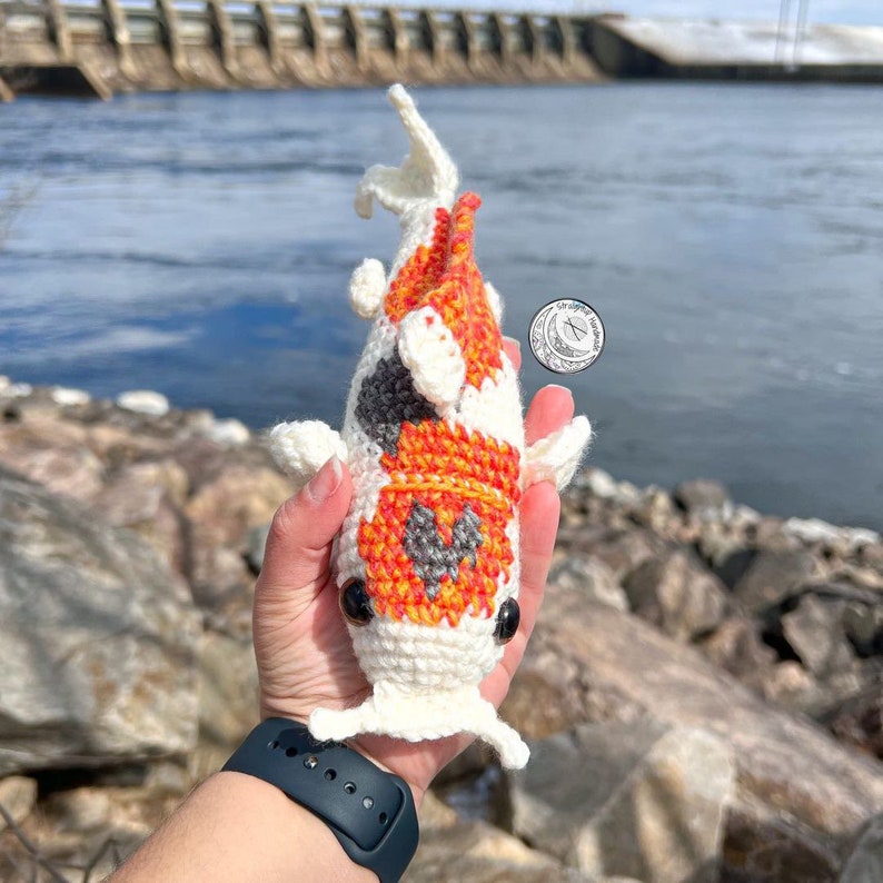 Koley the Koi Fish PDF Crochet PATTERN - Etsy