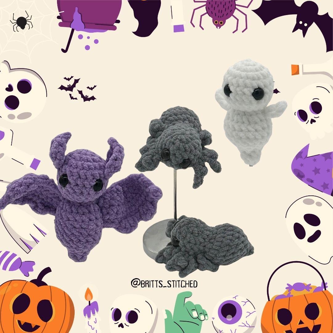 No-sew SPOOKY Minis *CROCHET PATTERN* - Etsy