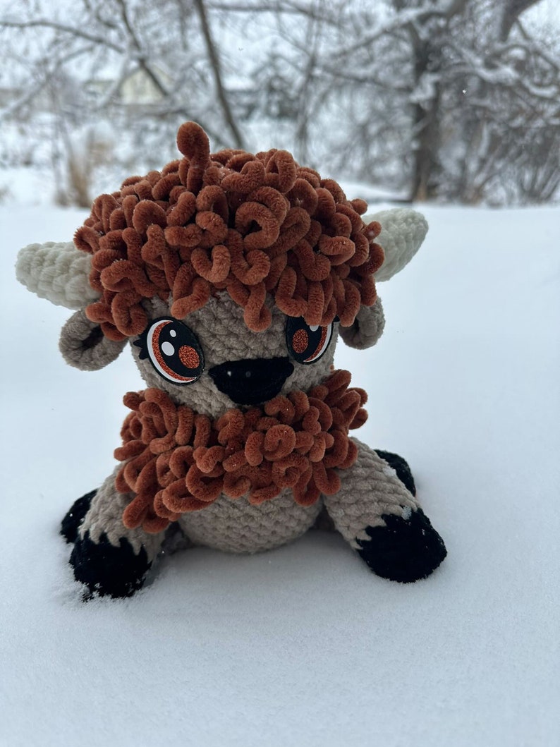 Benny the Bison Crochet Pattern - Etsy