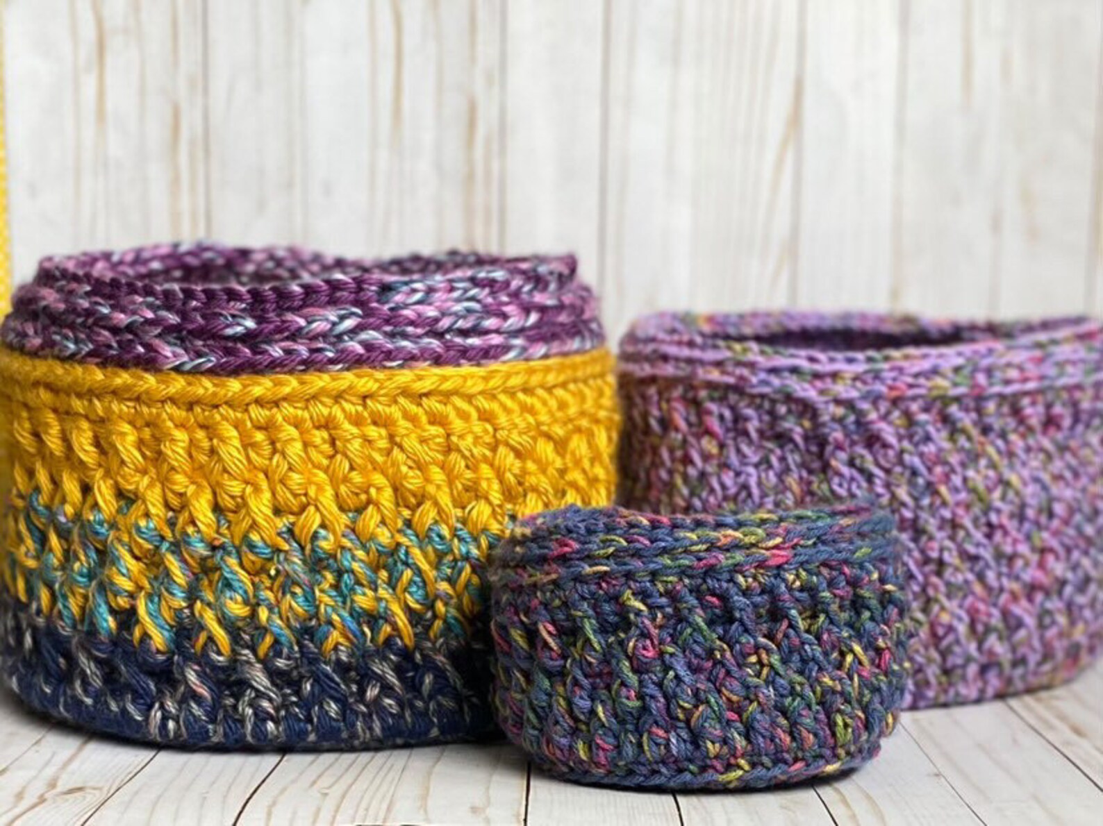 Nesting Basket Crochet Pattern Collab W/ Bergsnest Crochet - Etsy