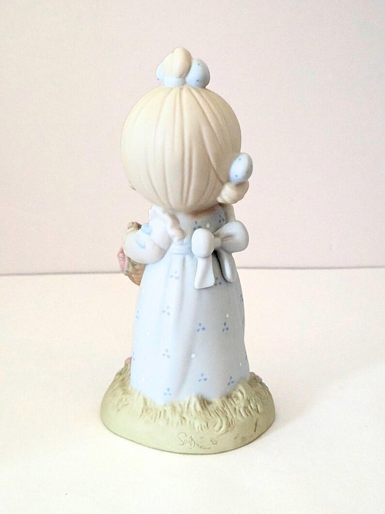 Precious Moments Girl Figurine, Easter Seals Edition, Pastel Porcelain ...