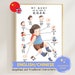My Body ENGLISH CHINESE Bilingual Poster Simplified and Traditional ...