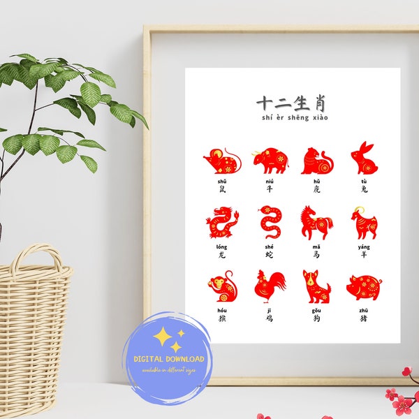 Days of the Week ENGLISH/CHINESE Bilingual Poster Instant Download ...