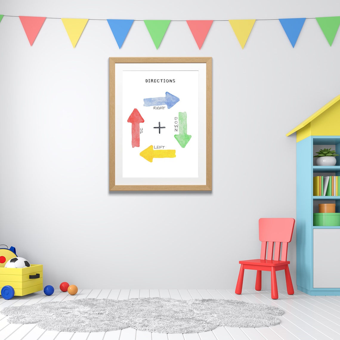 Directions Poster Montessori Poster Classroom Poster Homeschool ...