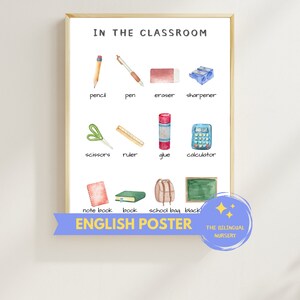 Back to School Classroom Poster in the Classroom Poster - Etsy