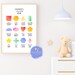 Shapes ENGLISH/CHINESE Bilingual Poster Instant Download Montessori ...