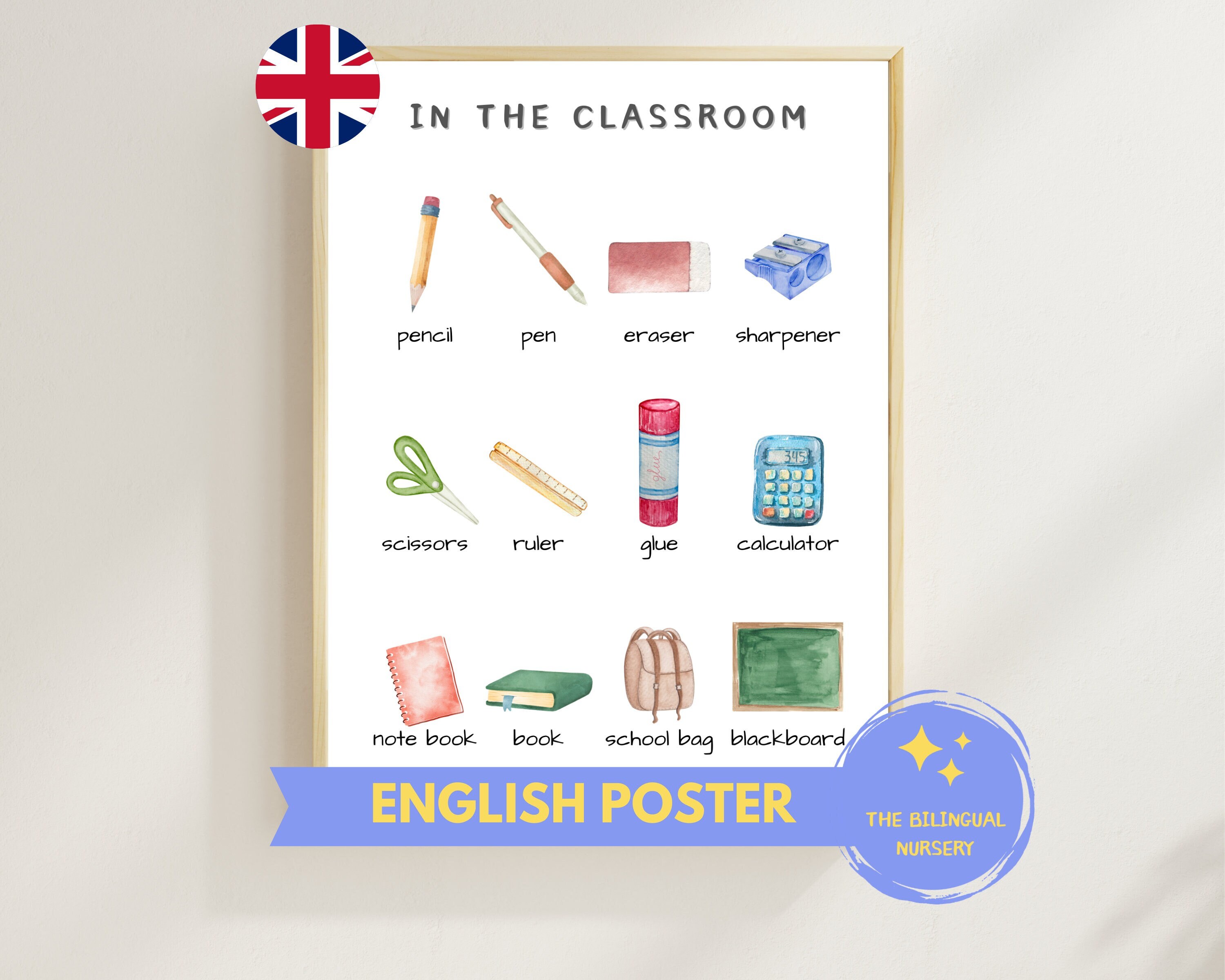 Back to School Classroom Poster in the Classroom Poster Preschool ...