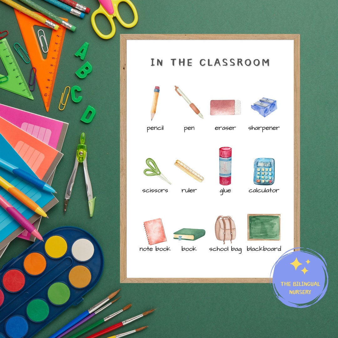 Back to School Classroom Poster in the Classroom Poster - Etsy