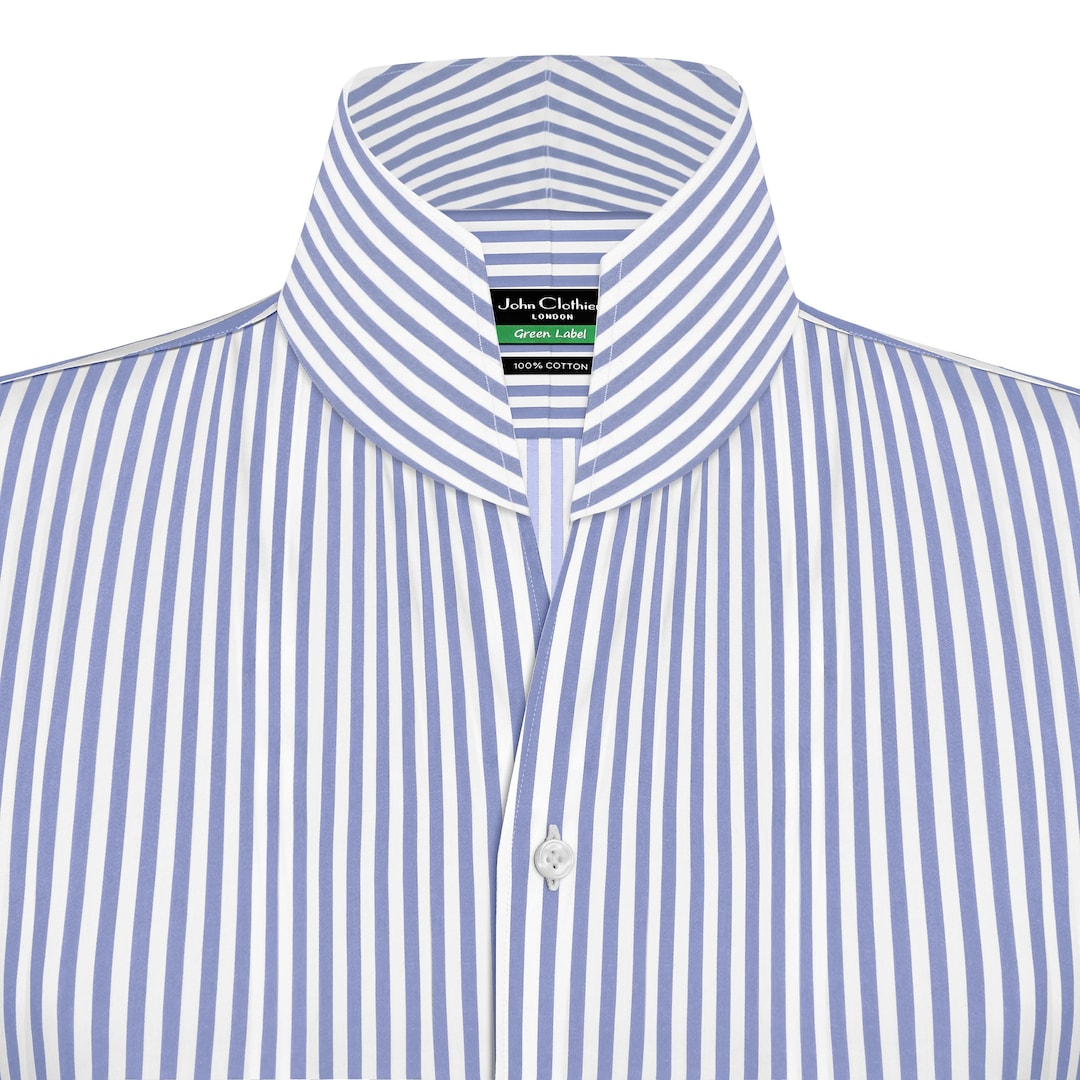 High Open V Collar Shirt Buttonless Collar Wedding Dress Shirt Men's ...