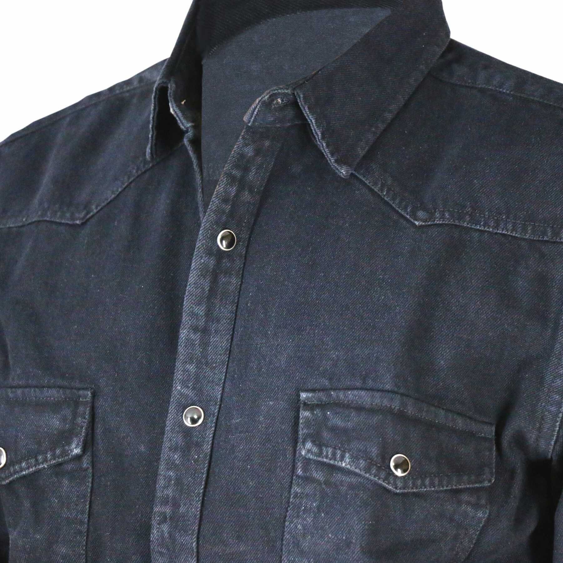 Jet Black Jean Shirt Lightweight 100% Cotton Shacket Denim - Etsy