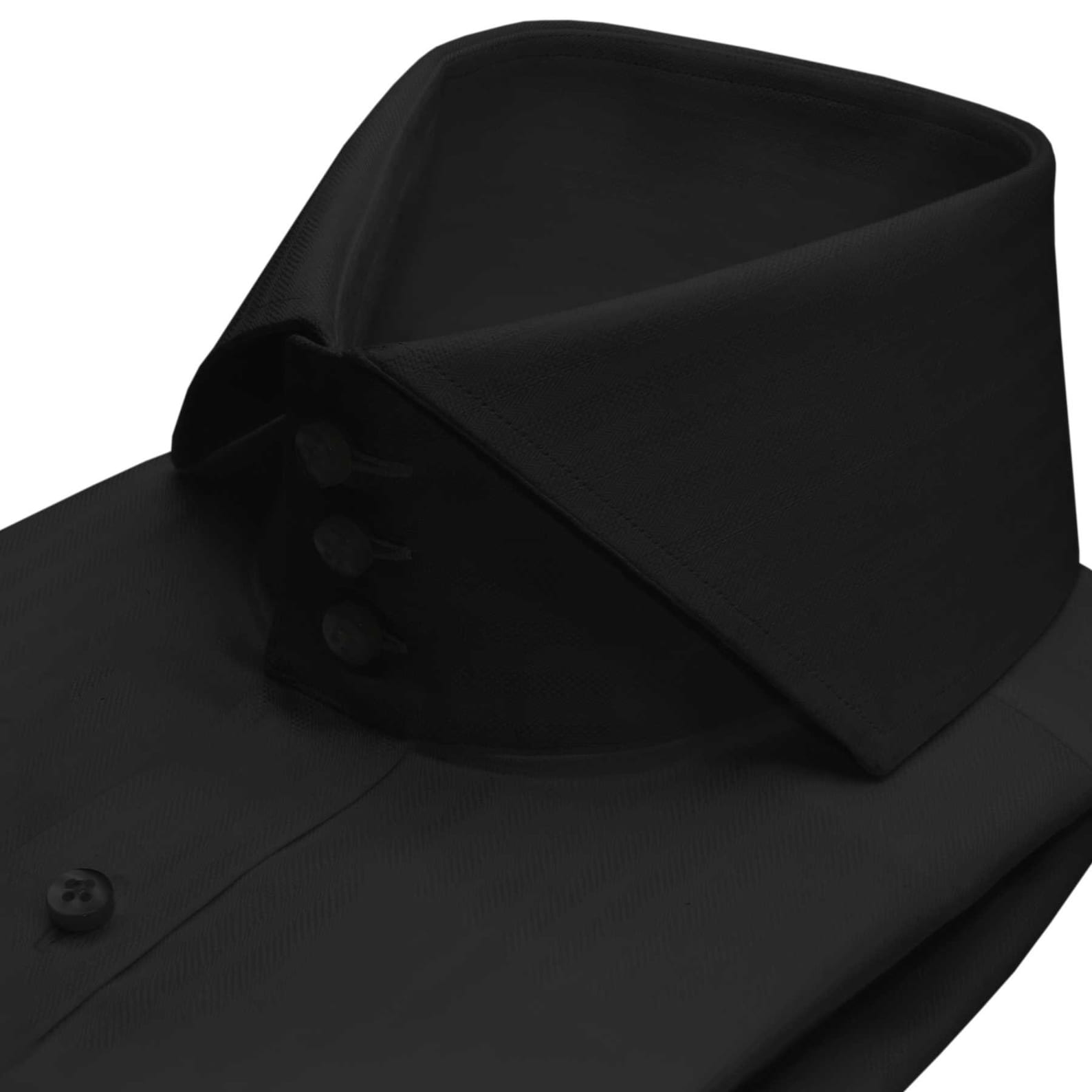 President Cutaway High Collar Black Stripes Long Sleeves Office Formal ...