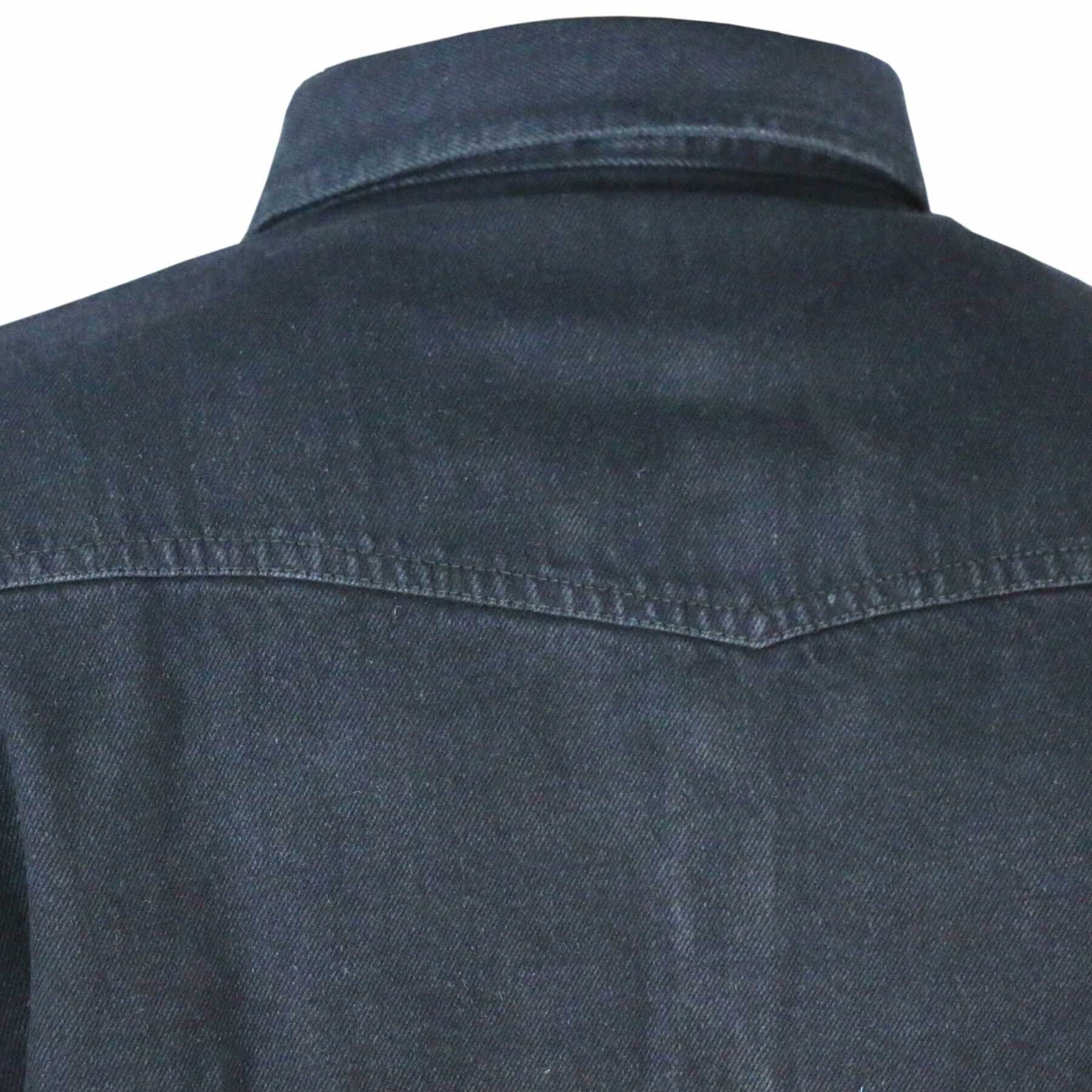 Jet Black Jean Shirt, Lightweight 100% Cotton Shacket, Denim Dress ...