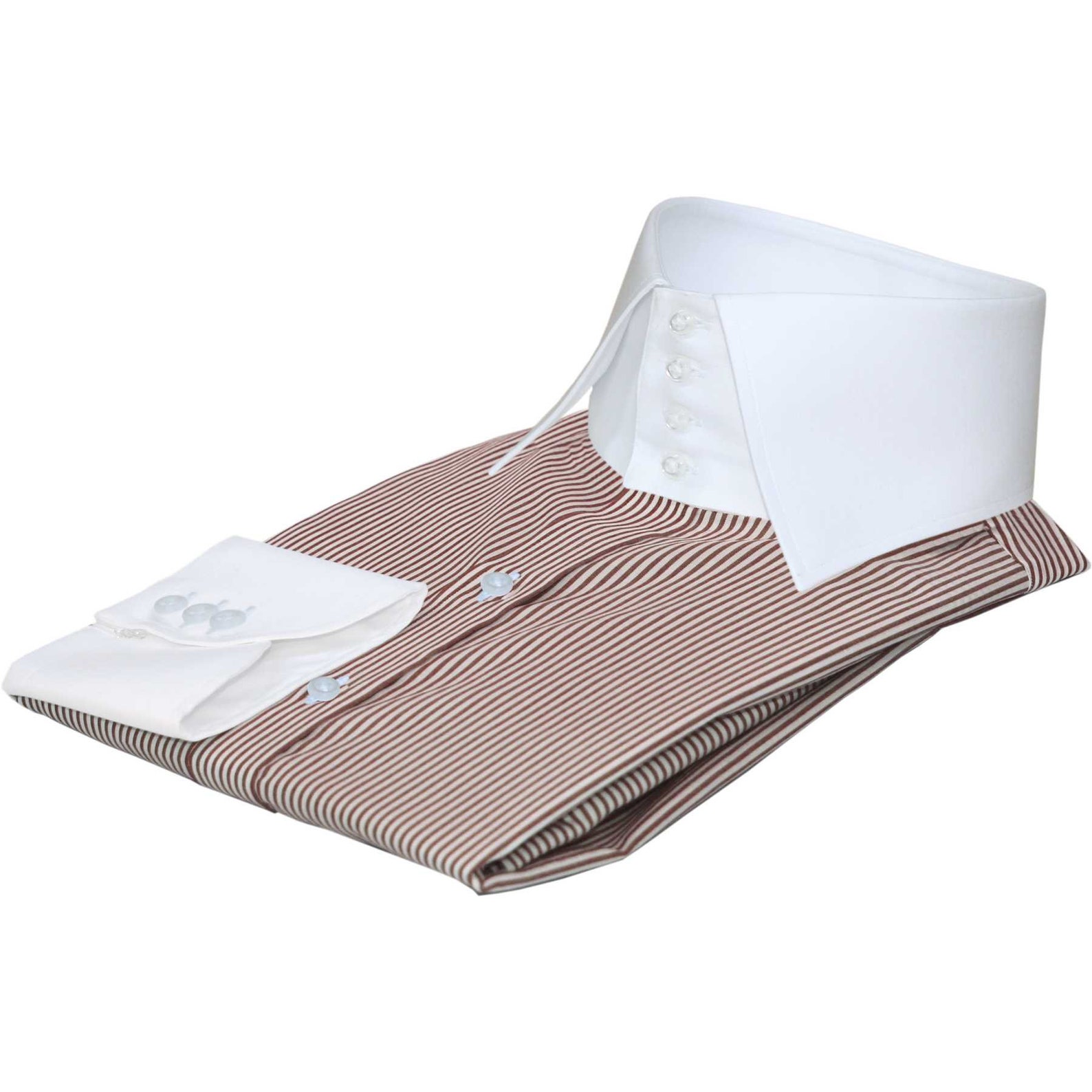 Vintage Edwardian Collar Tall Neck Shirt Men's Work Formal Dress Shirt ...