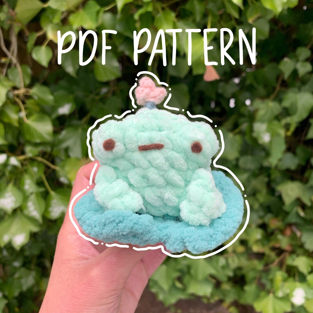 Crochet Lily Pad Frog Pattern [PATTERN ONLY] - Etsy
