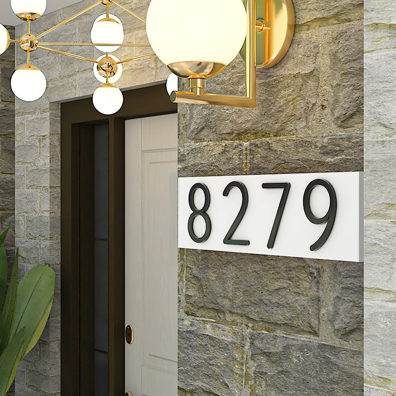 Custom House Numbers - Etsy