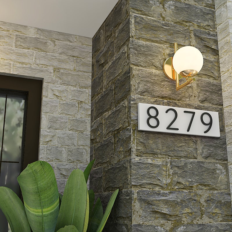 House Number Sign - Etsy