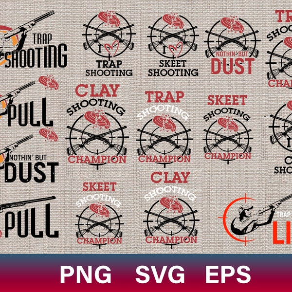 Trapshooting Svg - Etsy