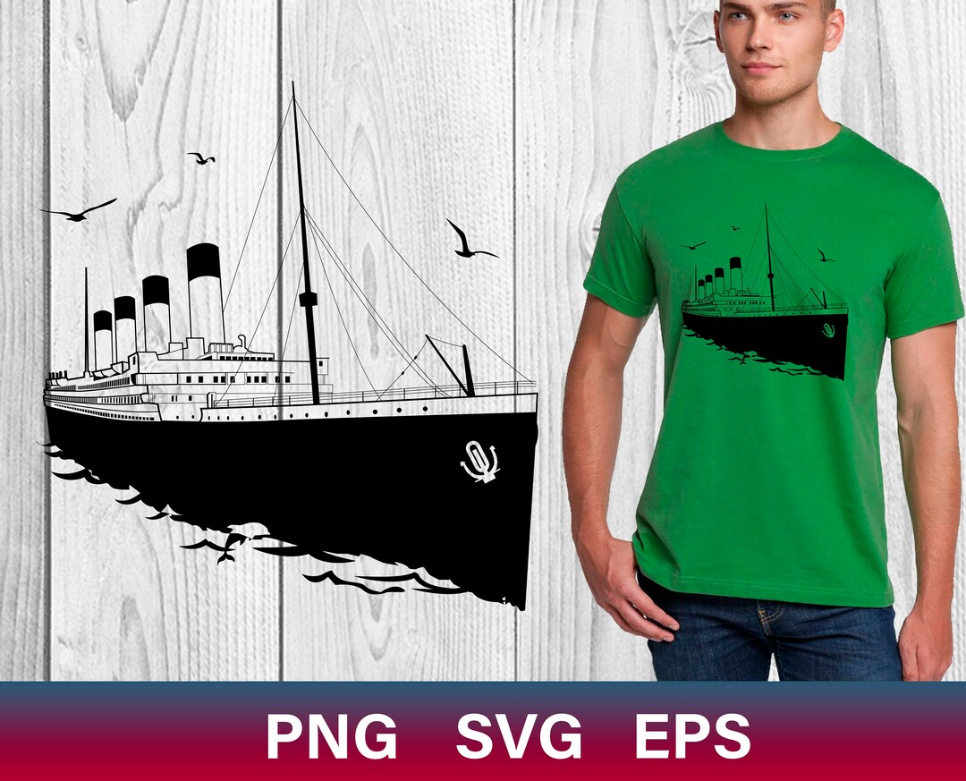 Titanic Svg Cut File Ship Svg Liner Svg Vektor - Etsy UK
