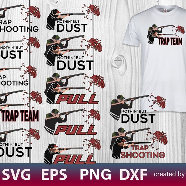 Trap Shooting Svg - Etsy