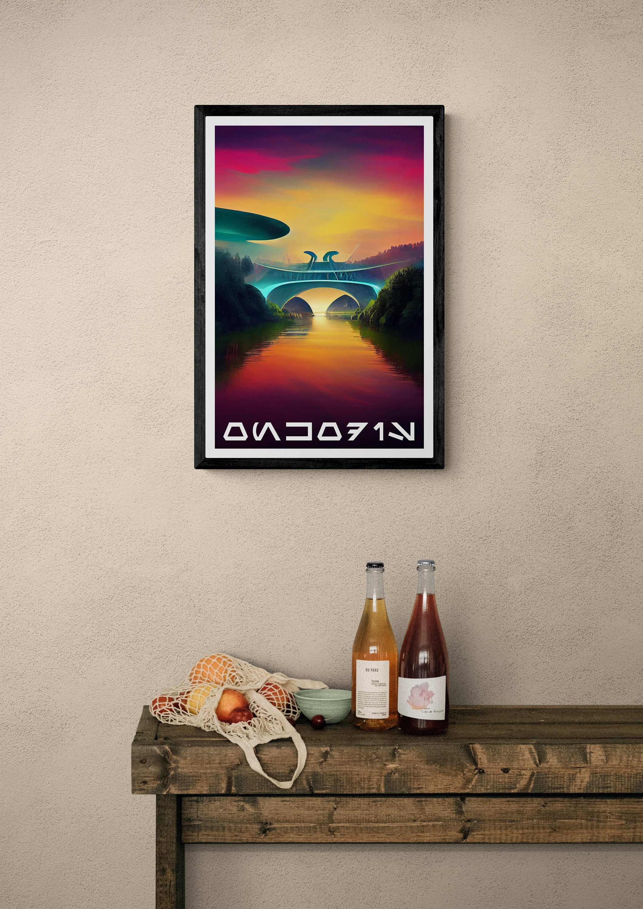 Alien Tourism Poster - Planet Onkodis - Space Travel Posters - Etsy