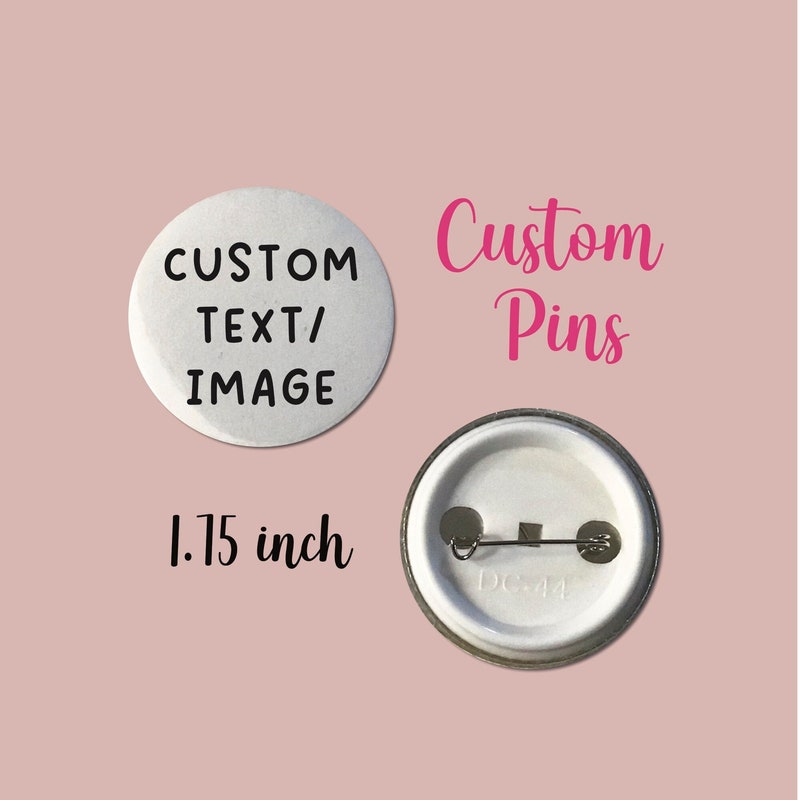 Button Pins - Etsy