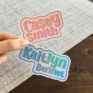 Personalized Name Sticker, Custom Name Sticker, Name Sticker, Laptop ...