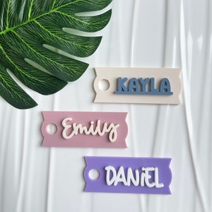 Personalized Tumbler Name Tag 40oz 30oz Name Plate - Etsy